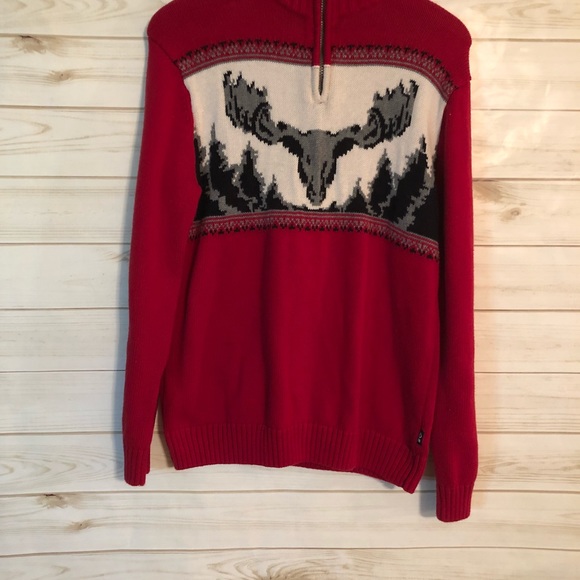 Chaps | Sweaters | Ralph Lauren Chaps Mens Red Christmas Sweater | Poshmark